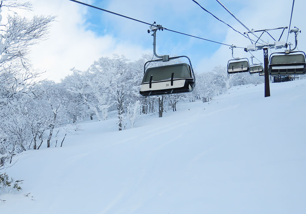Minowa Ski Resort Inawashiro Japan
