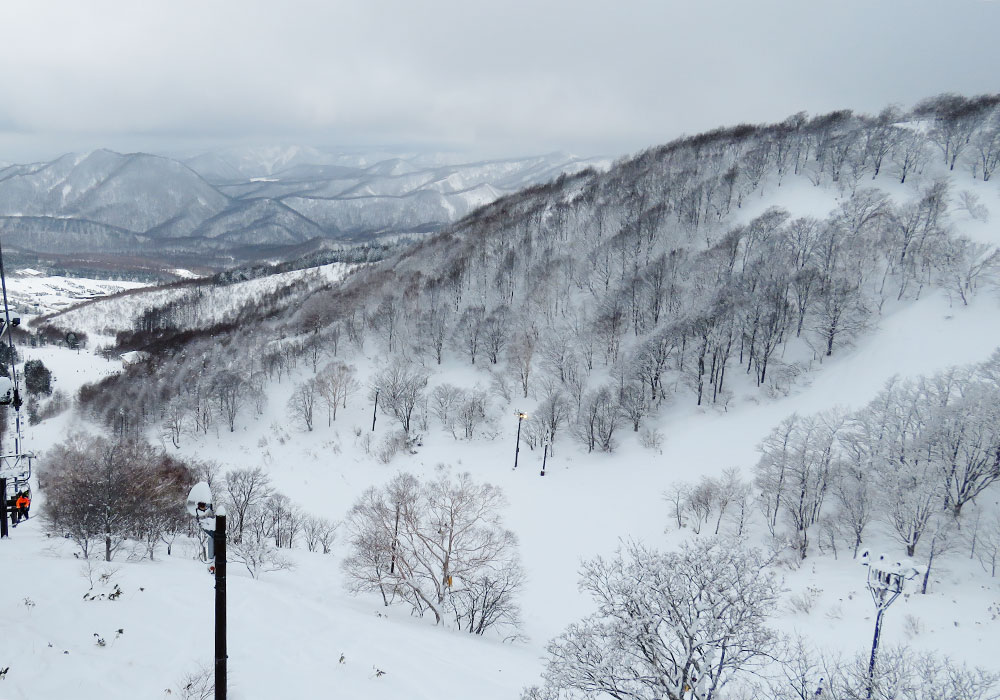 Minowa Ski Resort Inawashiro Japan