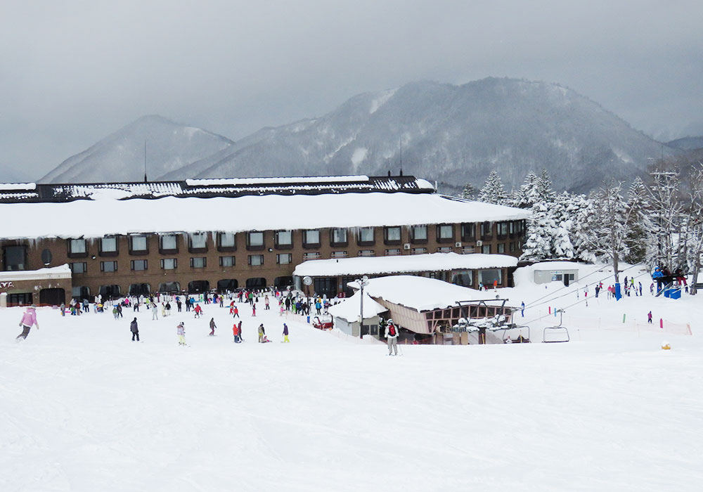 Minowa Ski Resort Inawashiro Japan