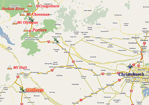 Getting to Methven New Zealand | Methven Travel