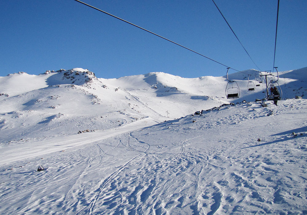 La Hoya Esquel Skiing, Snow
