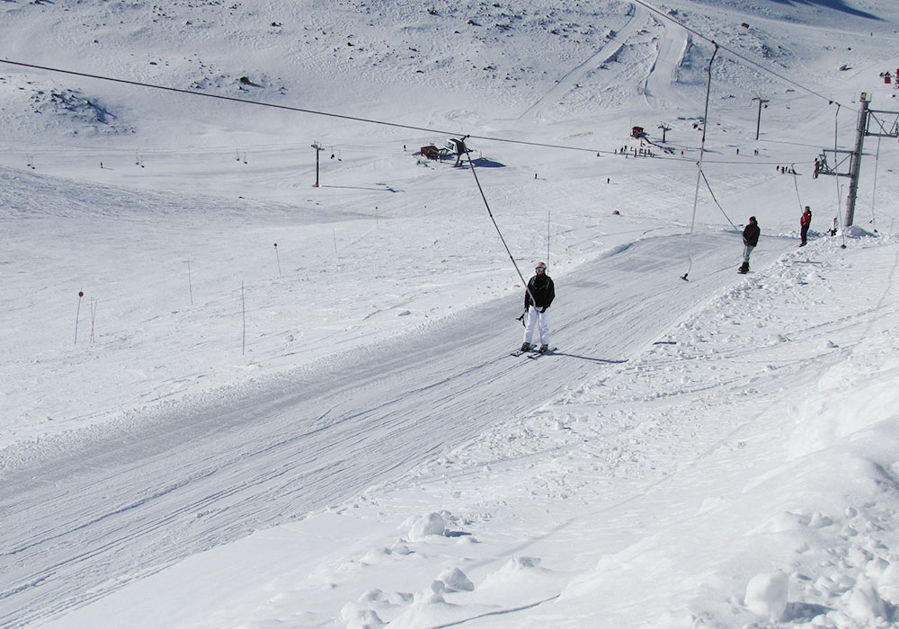 La Hoya Esquel Skiing, Snow