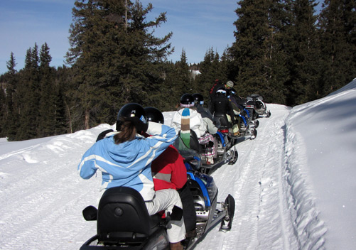 Telluride Snowmobiles | Telluride Colorado | Backcountry Tours